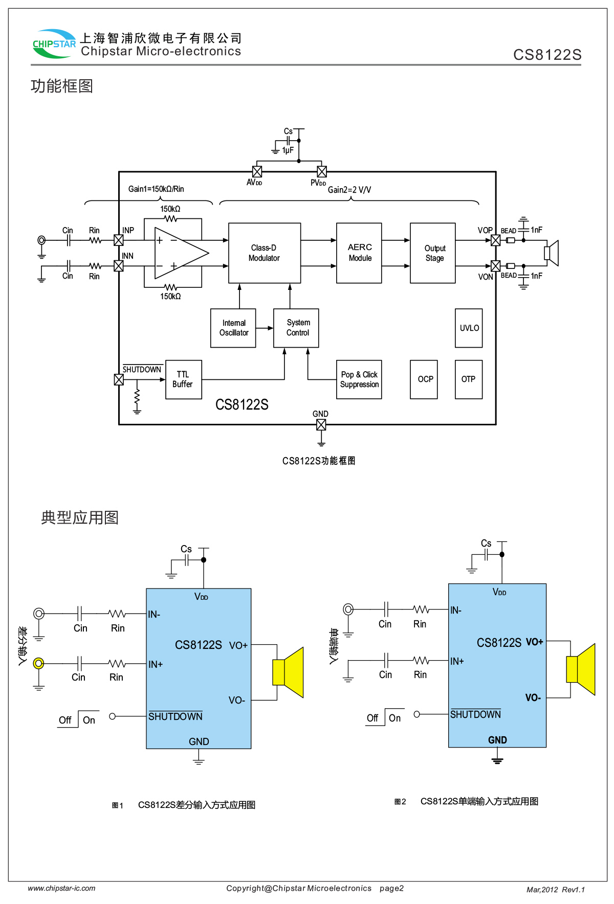 CS8122S_上大科技,专业充电IC,音频功放IC,电源管理IC,移动电源IC,PD电源方案,马达驱动IC