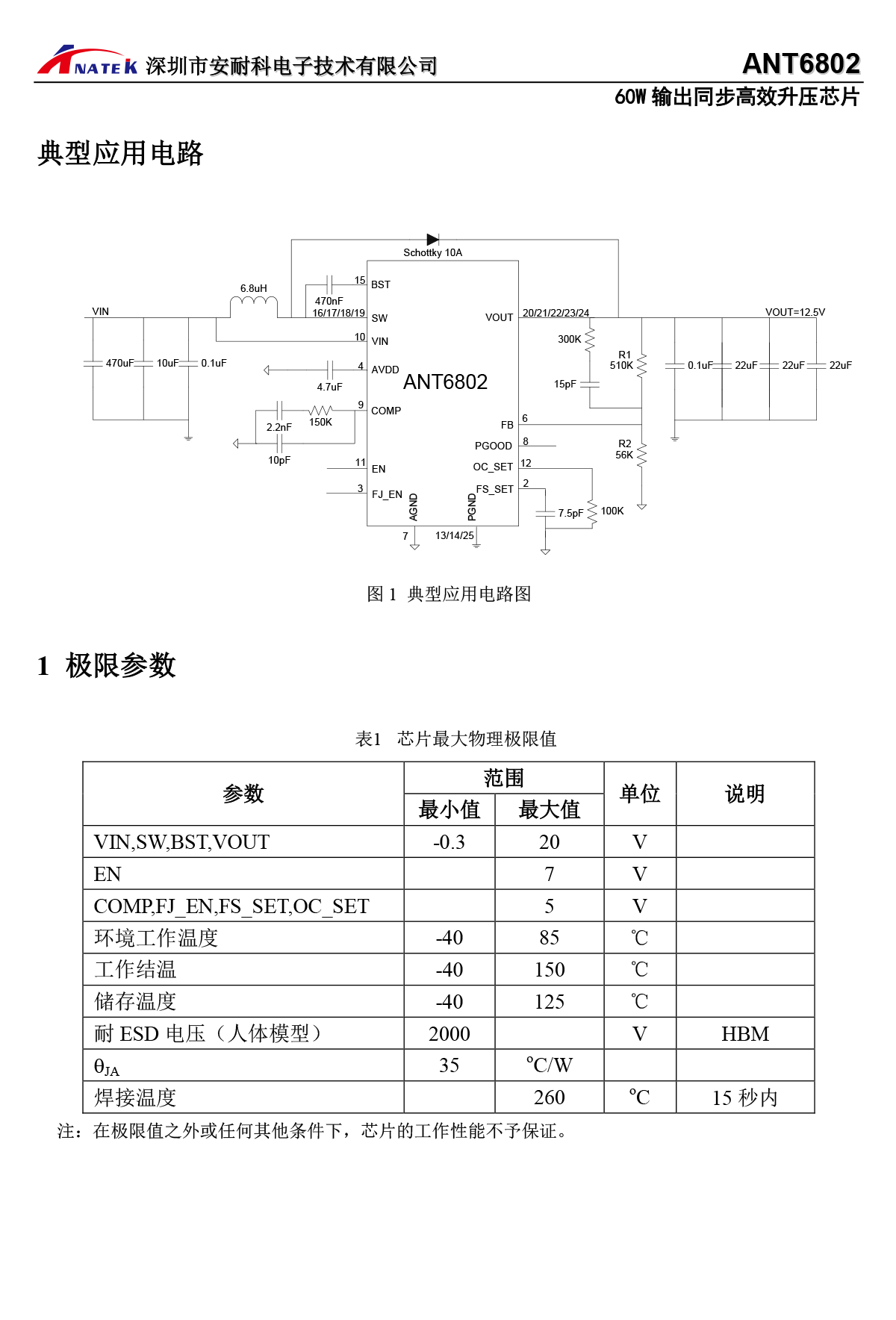 ANT6802_上大科技,专业充电IC,音频功放IC,电源管理IC,移动电源IC,PD电源方案,马达驱动IC
